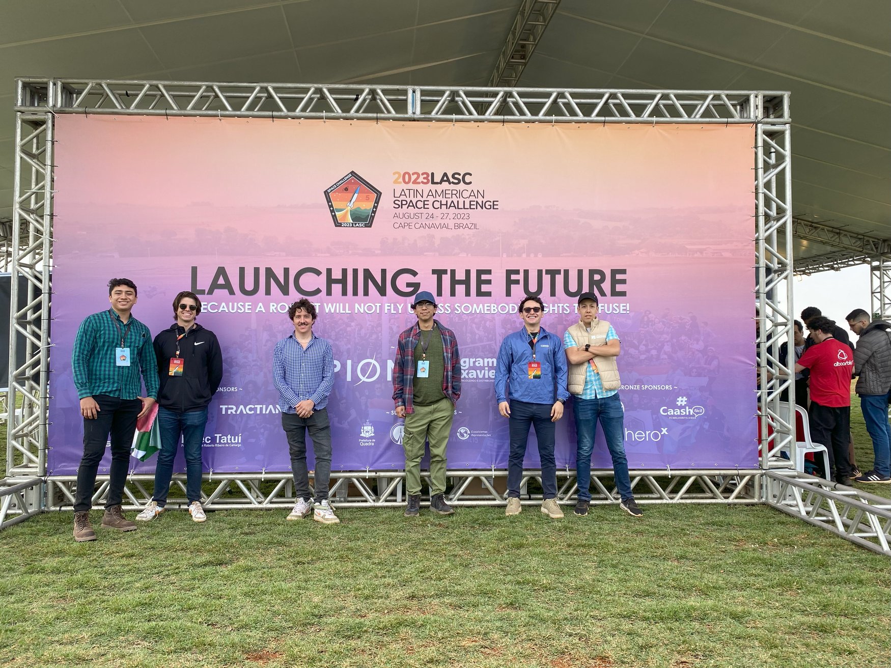 Equipo Propulsion Industries en el Latin American Space Challenge 2023